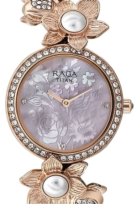 Titan 95043WM01J Raga Aurora Analog Watch for Women from Titan at best ...