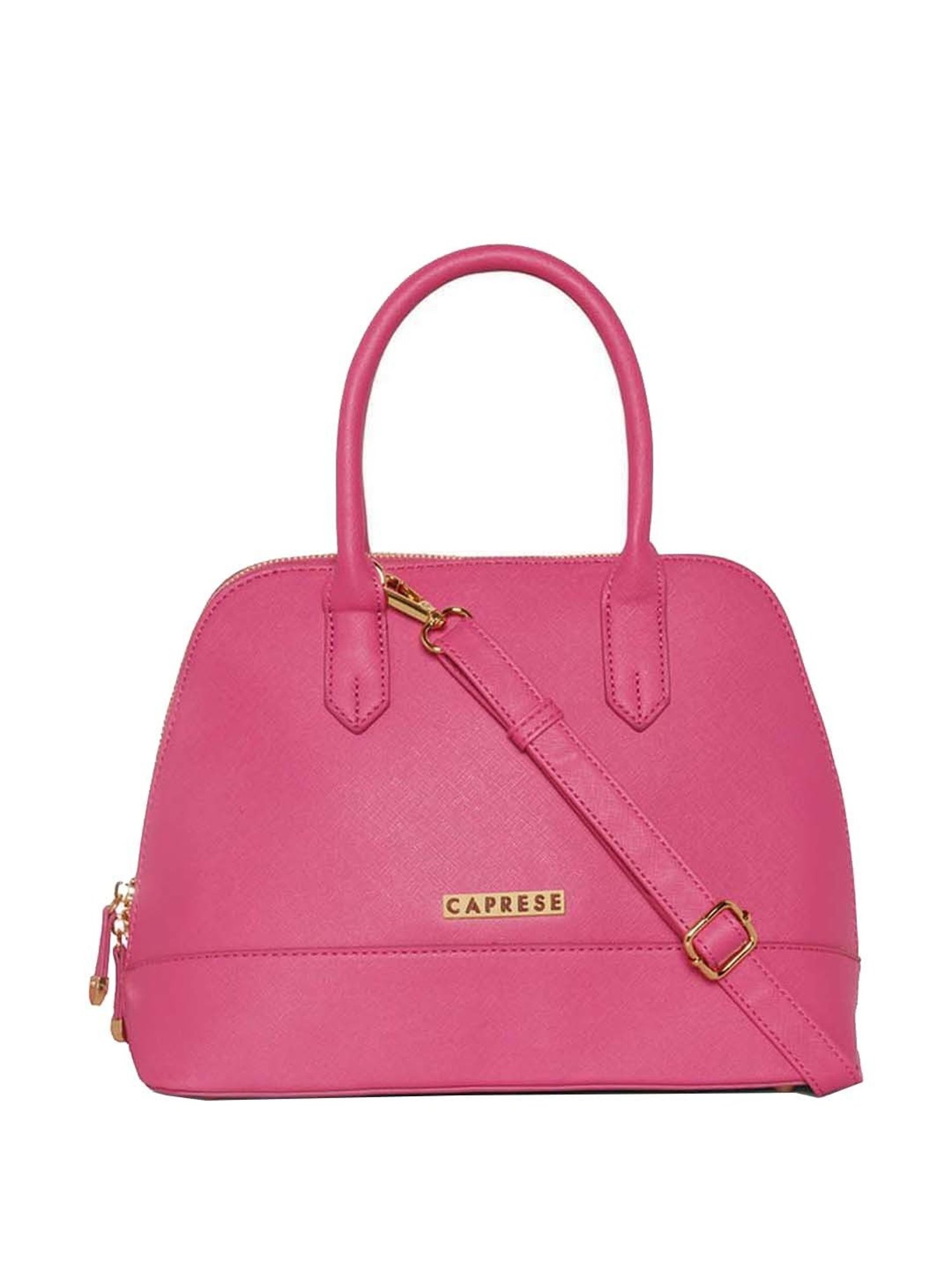 Buy Caprese Pink Solid Small Handbag Online At Best Price Tata CLiQ