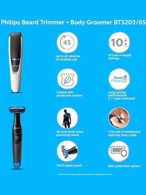 Buy Philips BT3203/85 Trimmer and Body Grooming Combo Pack Online At ...
