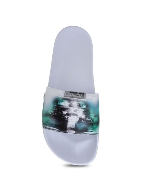 Buy Puma Men's MAPF1 Graphic Leadcat FTR White Casual Sandals for Men ...