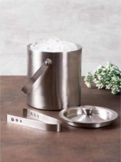 Buy Nestroots Ice Bucket Bar for Home bar Ice Bucket with Tong at Best ...