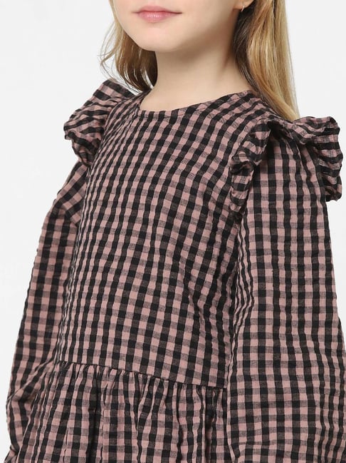 KIDS ONLY Girls Clothing Anthracite Black Dresses with Cotton-100% ...