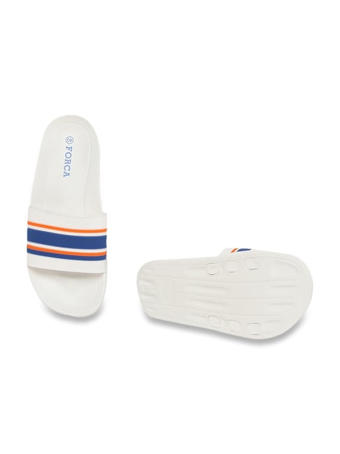 Buy Forca by Lifestyle Men's White Slides for Men at Best Price @ Tata CLiQ