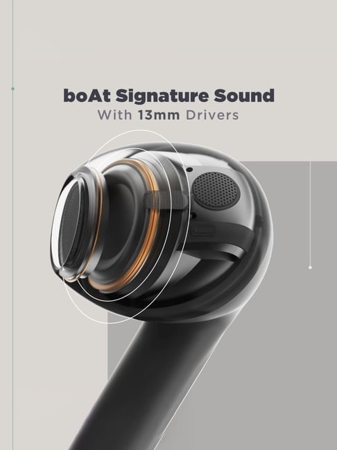 Buy Boat Airdopes Atom 81 True Wireless in Ear Earbuds (Opal Black ...