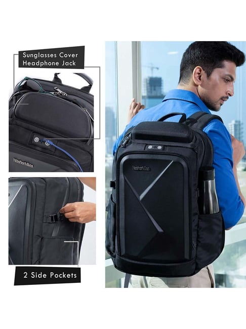 Buy Nasher Miles Apo Black Free Size Laptop Backpack Online At Best ...