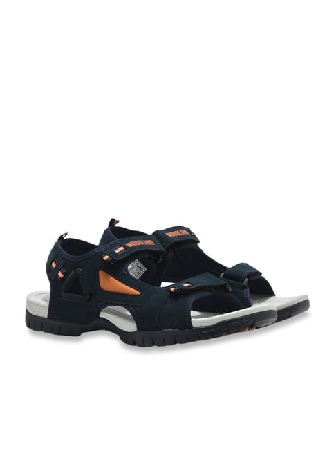 Woodland Men Navy Sandals & Floaters