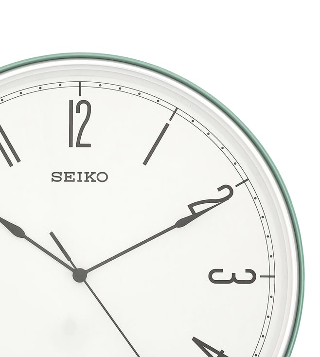 Buy Seiko Blue Medium Analog Wall Clock With Sweep Movement Online ...