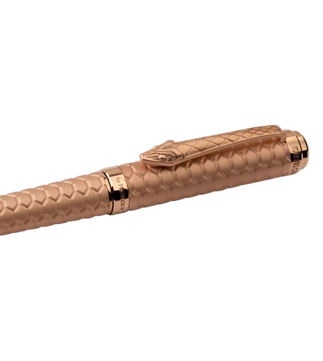 Buy Roberto Cavalli by Franck Muller Rose Gold Matt Ballpoint Pen ...