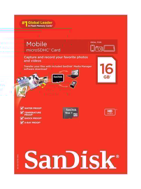 SANDISK SDSDQM-016G-B35 Memory Card Black at TATAUnistore