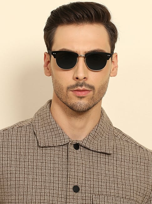 Ray-Ban Plastic Clubmaster Sunglasses In Orange For Men