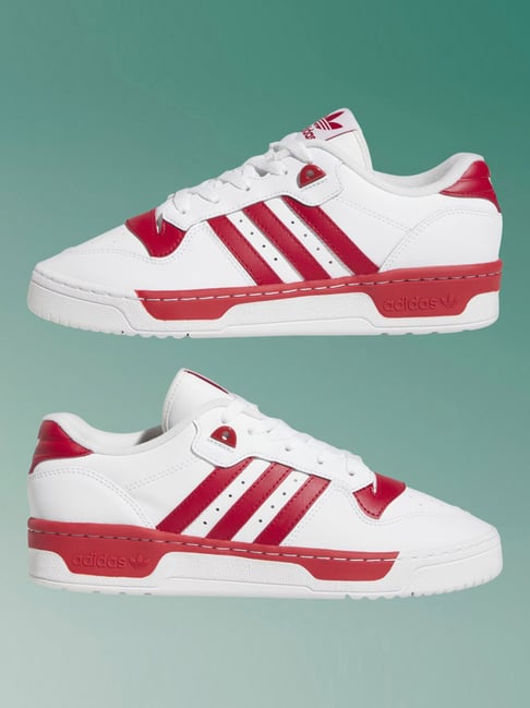 Adidas Originals Men's RIVALRY LOW White Casual Sneakers - Price History