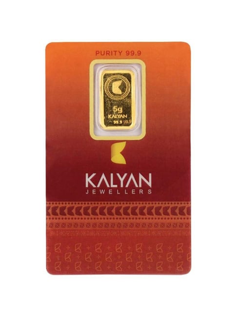 Buy Candere by Kalyan Jewellers 24k 999 5gm Gold Bar Online At Best Price Tata CLiQ