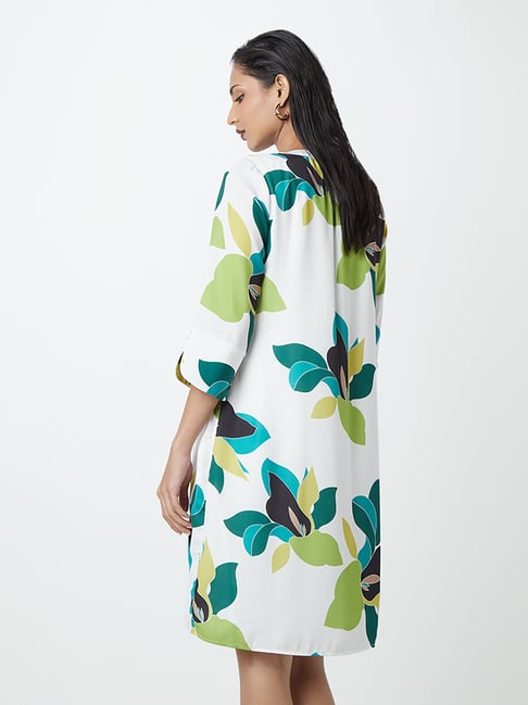 Wardrobe by Westside White Floral Print Dress