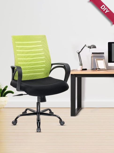 Green Soul Atom Black Green Foam Ergonomic Office Chair