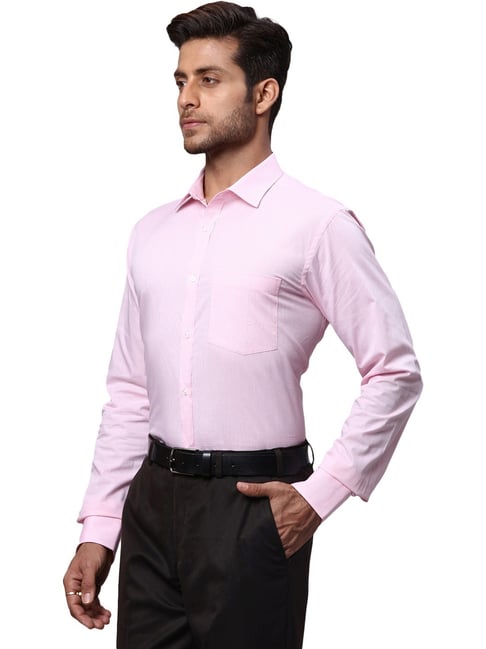 Shirts by Park Avenue in Medium Red for Men