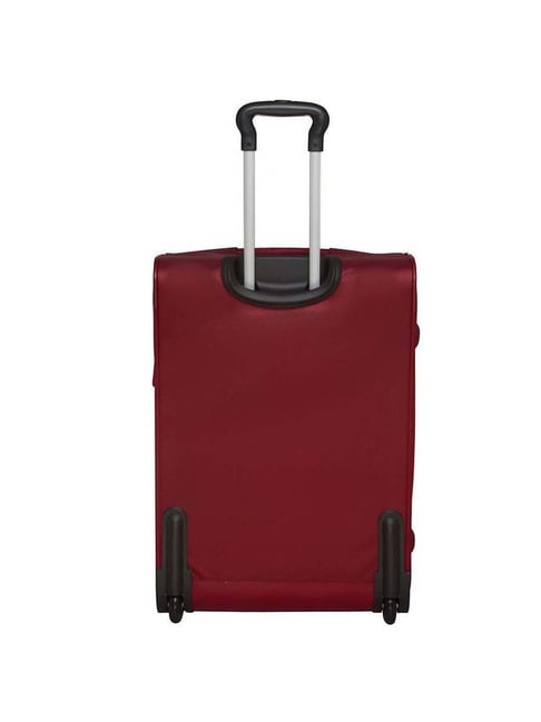 Buy VIP Mercury Red Solid Soft Small Trolley Bag - 39 cm Online At Best ...