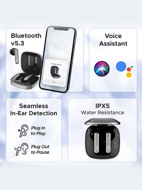 Buy Boat Newly Launched Airdopes Genesis Earbuds (Active Black) Online ...