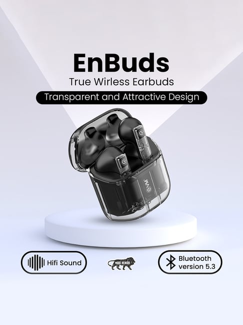 EVM ENBUDS TWS Bluetooth Earbuds with Standby Time Upto 100Hrs, BT V5.3 ...