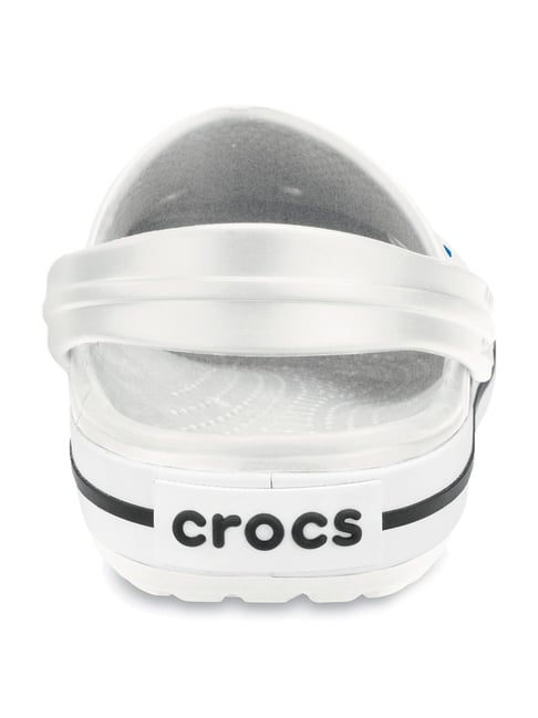 Buy Crocs Men's Crocband White Back Strap Clogs for Men at Best Price ...