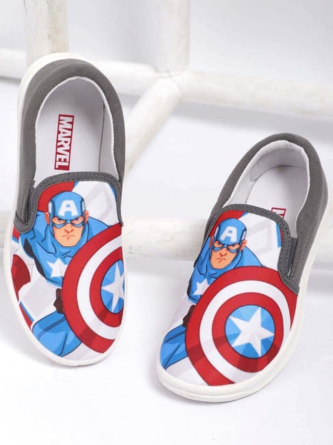 Captain America Slip Ons Pantuflas Capitán América