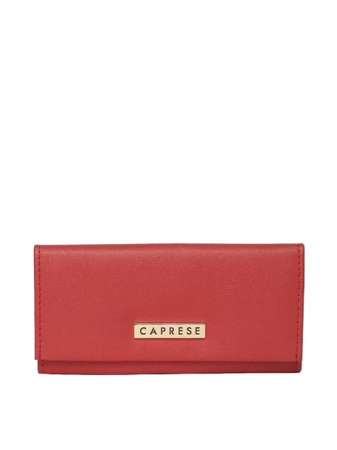 Caprese Uv3 Red Solid Wallet for Women - Price History