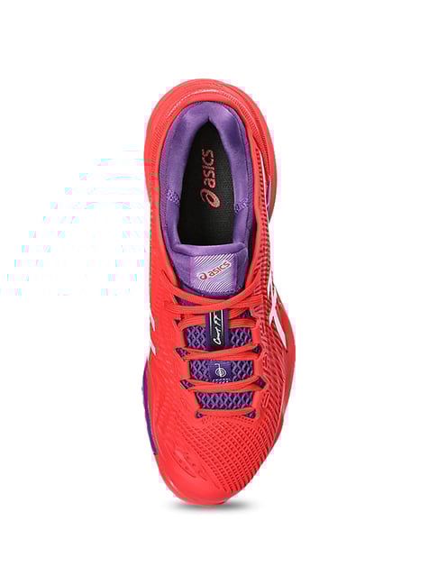 Asics Men's Court FF 3 Novak Red Tennis Shoes