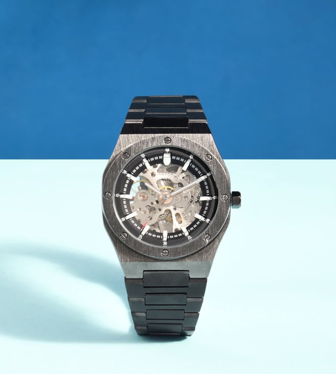 Buy French Connection Fca02-2 Skeleton Automatic Watch For Men Online ...