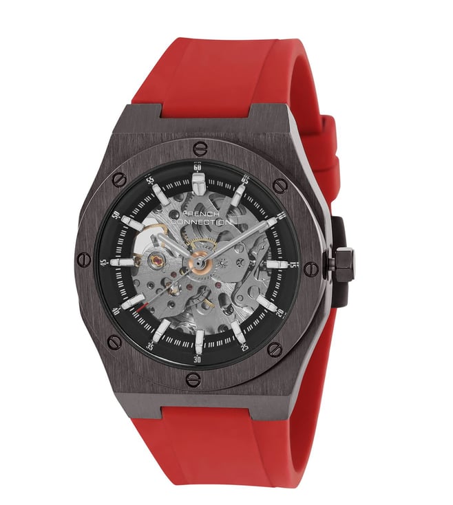 Buy French Connection Fca02-7 Skeleton Automatic Watch For Men Online ...