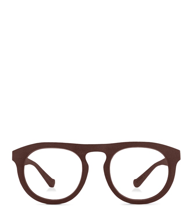 Stones 3D Stride Chocolate 3D Printed Polyamide Round Eyewear Frames ...