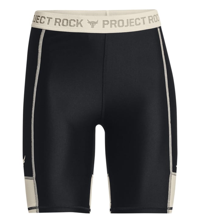 Buy Under Armour Project Rock Black Super Fit Training Shorts Online ...
