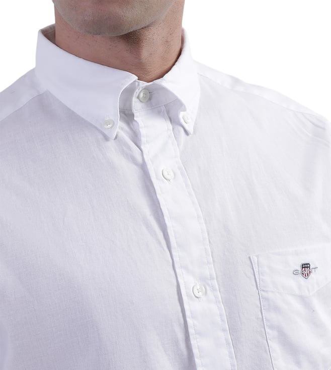 Gant White Regular Fit Shirt