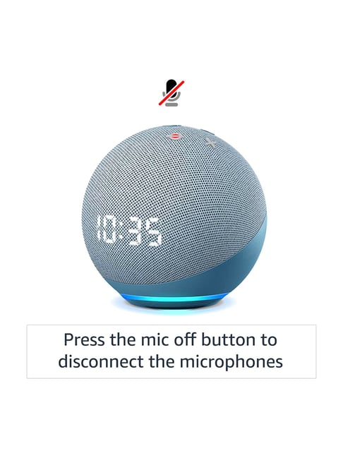 Buy Amazon Echo Dot Smart Speaker with Amazon Alexa and LED Clock Online At Best Price @ Tata CLiQ