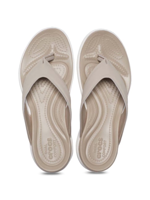 Buy Crocs Women s Capri Cobblestone Flip Fops for Women at Best Price Tata CLiQ