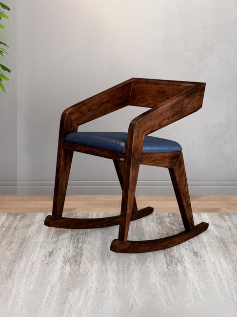 Durian Brenton Brown Solid Wood Rockers Chair
