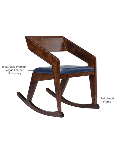 Durian Brenton Brown Solid Wood Rockers Chair