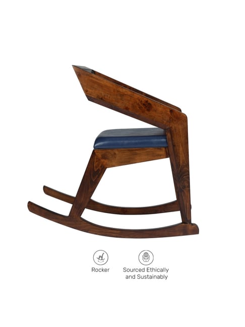 Durian Brenton Brown Solid Wood Rockers Chair