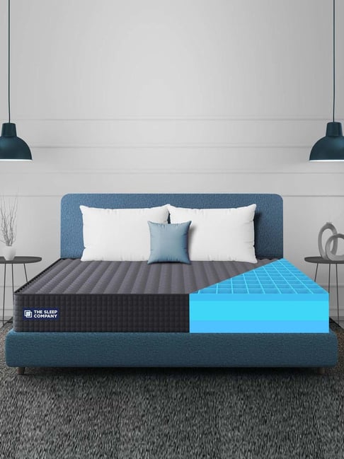 The Sleep Company SmartGrid Orthopedic Pro Grey Polymer Double Size ...