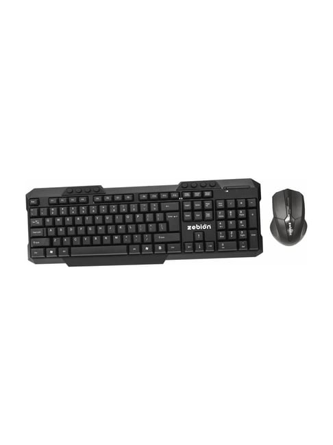 Zebion G2400 Wireless Keyboard And Mouse Combo Set (Black) - Price History