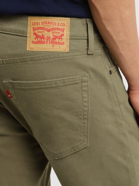 Levis 512 olive store