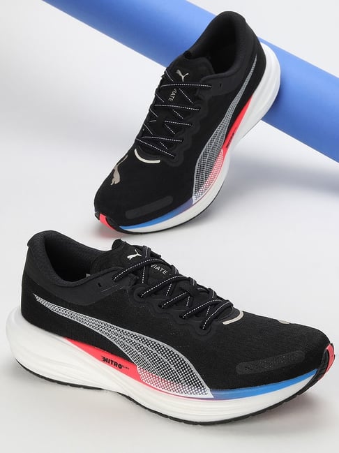 Puma Men's Deviate NITRO 2 Black Running Shoes - Price History
