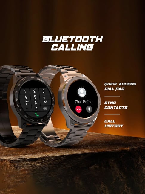 Buy Fire-Boltt Dagger Luxe BT Calling Smartwatch (Stainless Silver ...