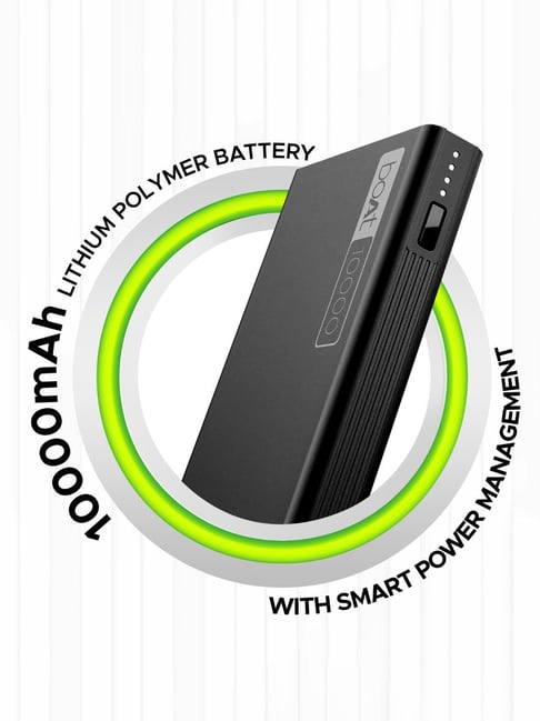 Buy Boat EnergyShroom PB300 Powerbank with 10000mAh Battery (Black ...