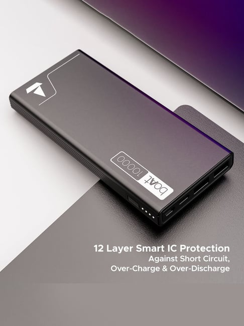 Buy Boat EnergyShroom PB300 Powerbank with 10000mAh Battery (Black ...