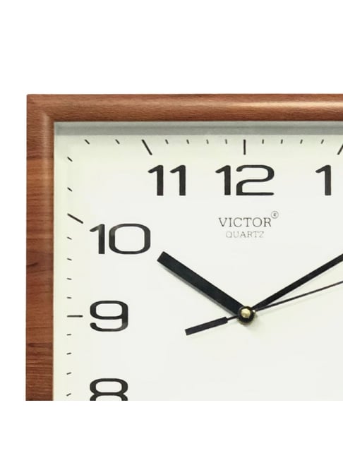 Buy CHRONIKLE Classic Square Brown Plastic Wall Clock at Best Price ...