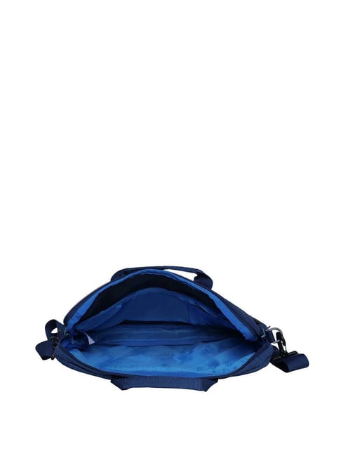 Buy Wildcraft Icon Blue Solid Medium Laptop Messenger Bag Online At ...