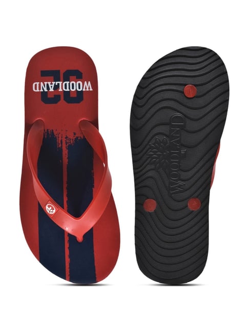 Red Home & Beach Wear for Men by Woodland