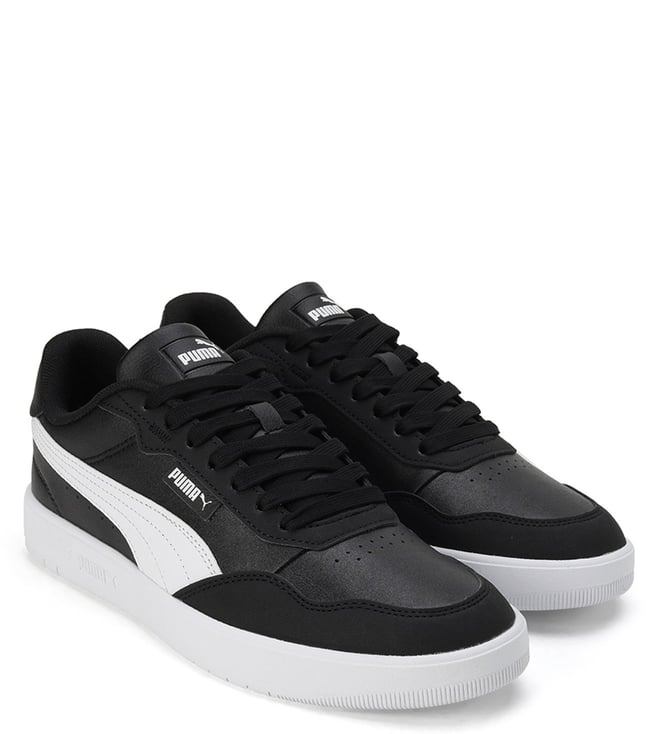 Puma Men's Court Ultra Lite Perforated Black Sneakers