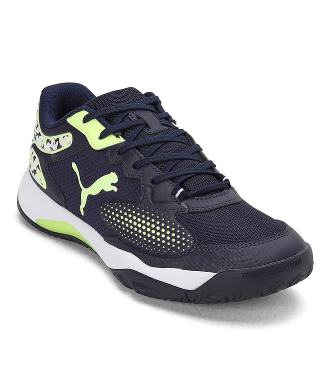 Puma Men's Solarcourt RCT Blue Tennis Shoes