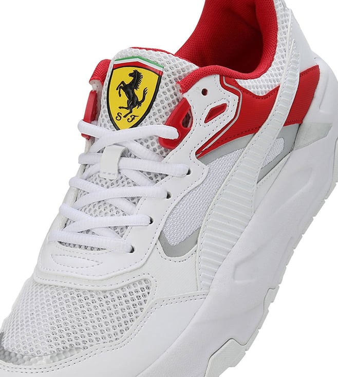 Puma Men's Scuderia Ferrari Trinity White Sneakers