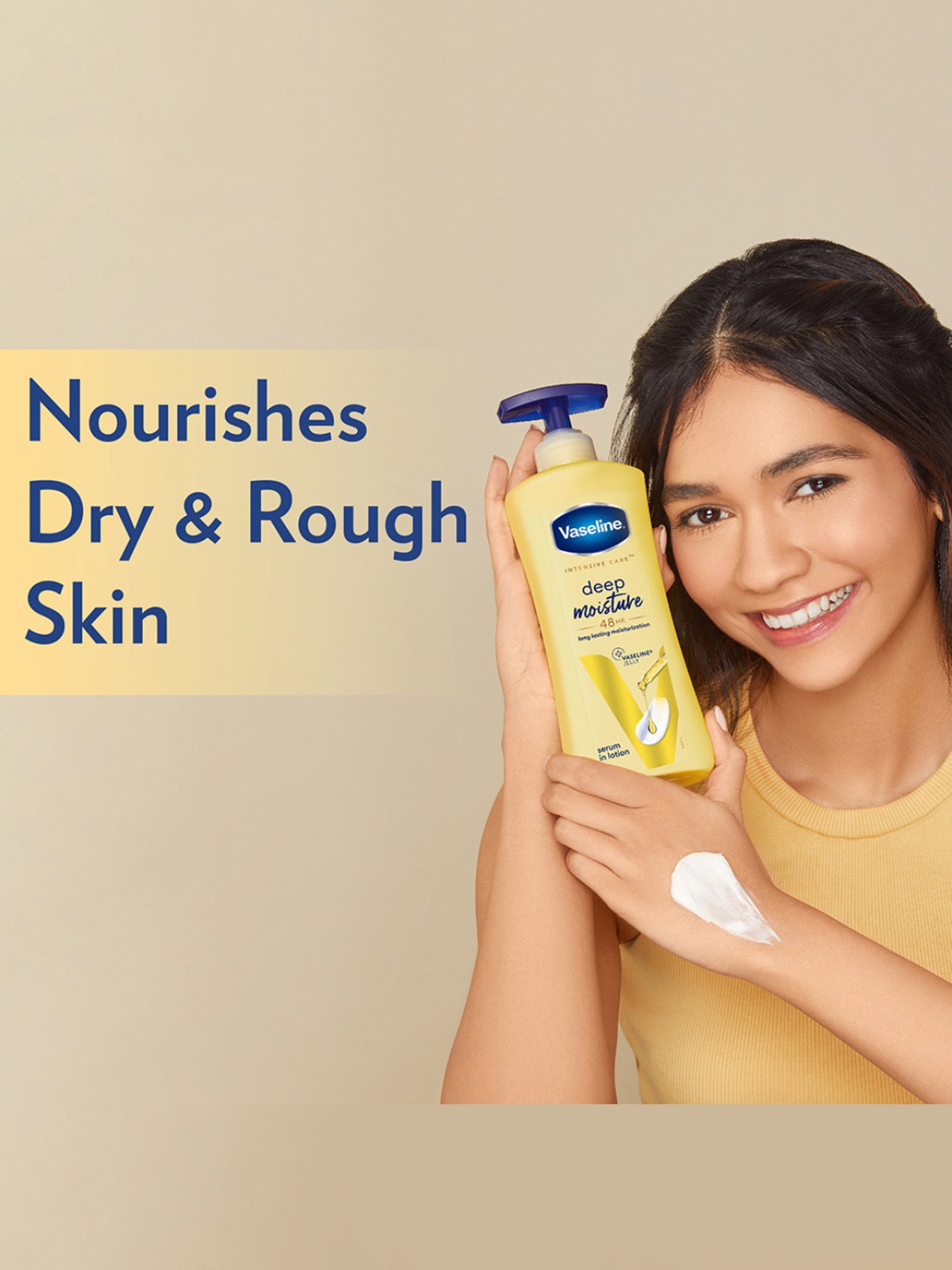 Vaseline Intensive Care Deep Moisture Body Lotion - 600 ml
